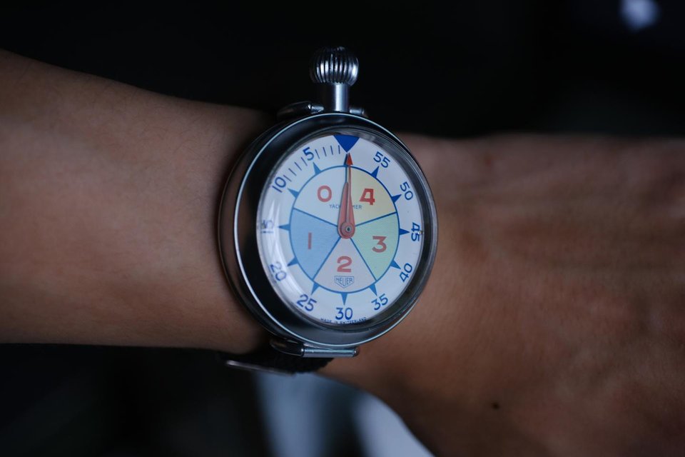 새상품풀셋 태그호이어 손목 타이머 Yacht Timer 헬로마켓