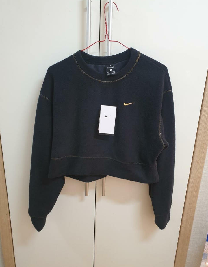 나이키 후리스 크롭 맨투맨 나코텝 정품(새상품)사이즈... | 헬로마켓