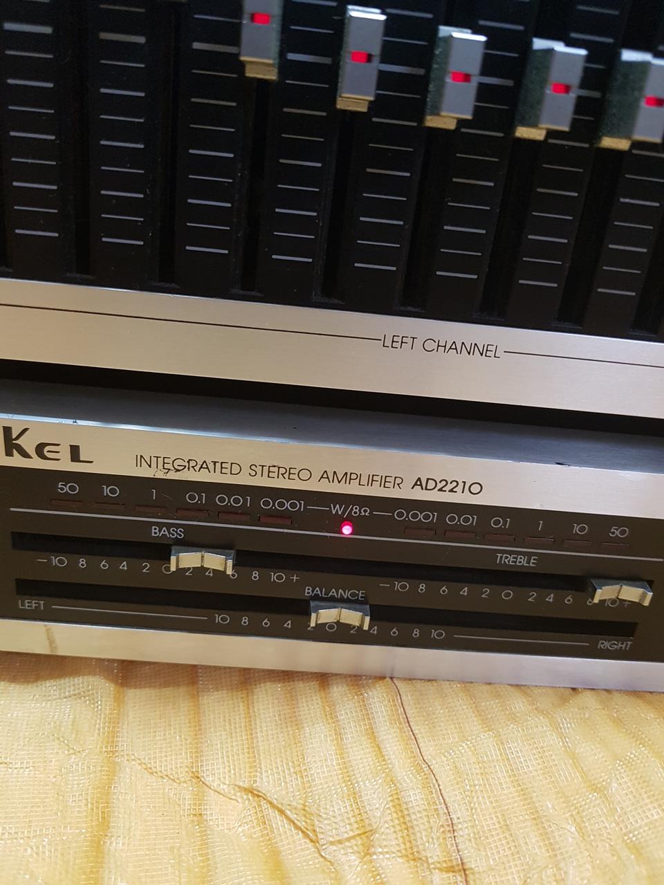 오디오 앰프 이퀄라이저 ad2210 ,eq2500 | 세컨웨어