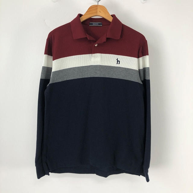 95 최신 HAZZYS 헤지스 정품 남성 컬러블록 긴... | 세컨웨어(헬로마켓)