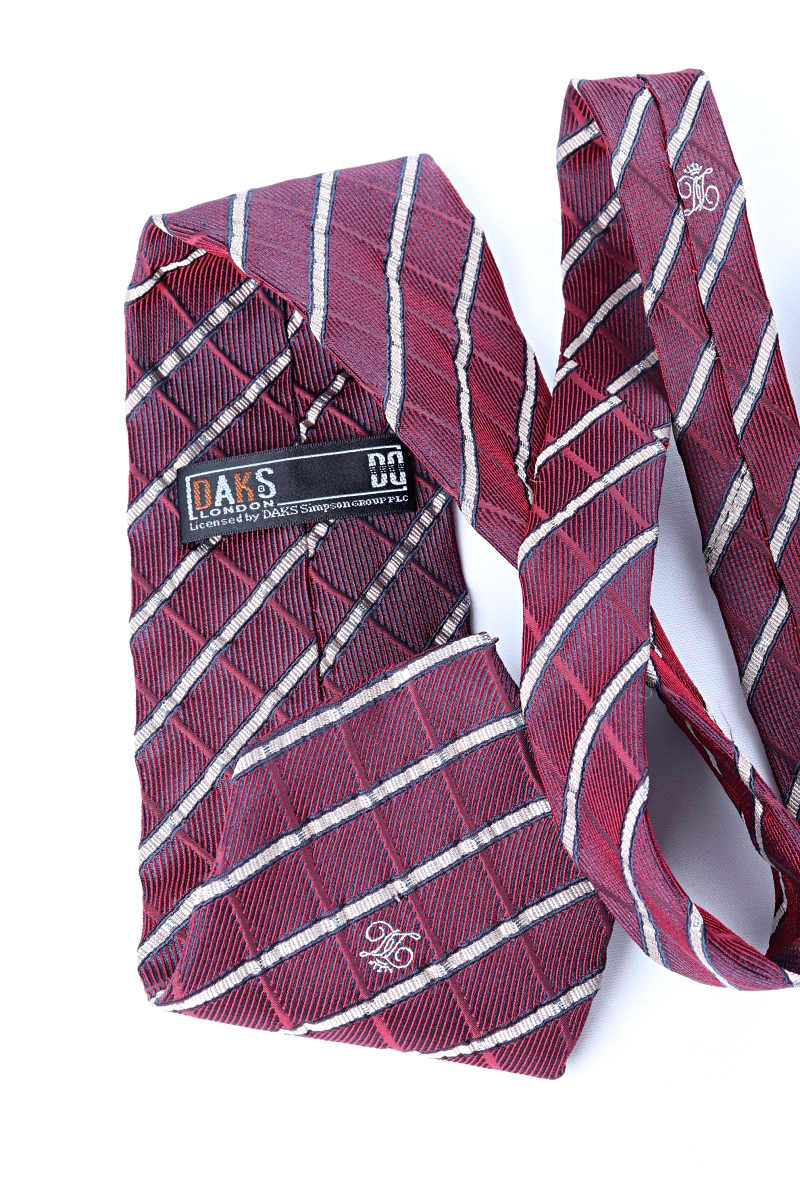 (F) DAKS 닥스 실크넥타이 사선 한정판 명품 이... | 헬로마켓