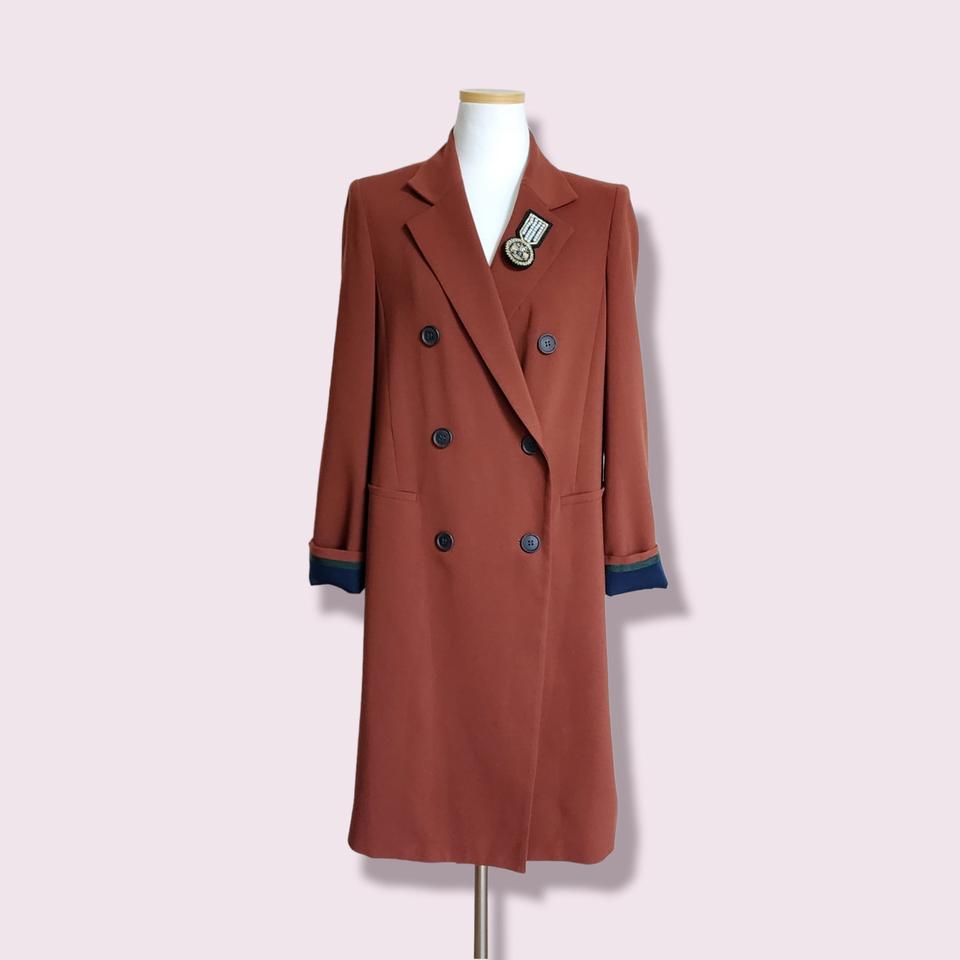 미센스 레드브라운 더블코트 | 헬로마켓