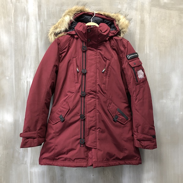 내셔널지오그래픽 야상형 다운패딩/여성(95)/JP24... | 세컨웨어(헬로마켓)