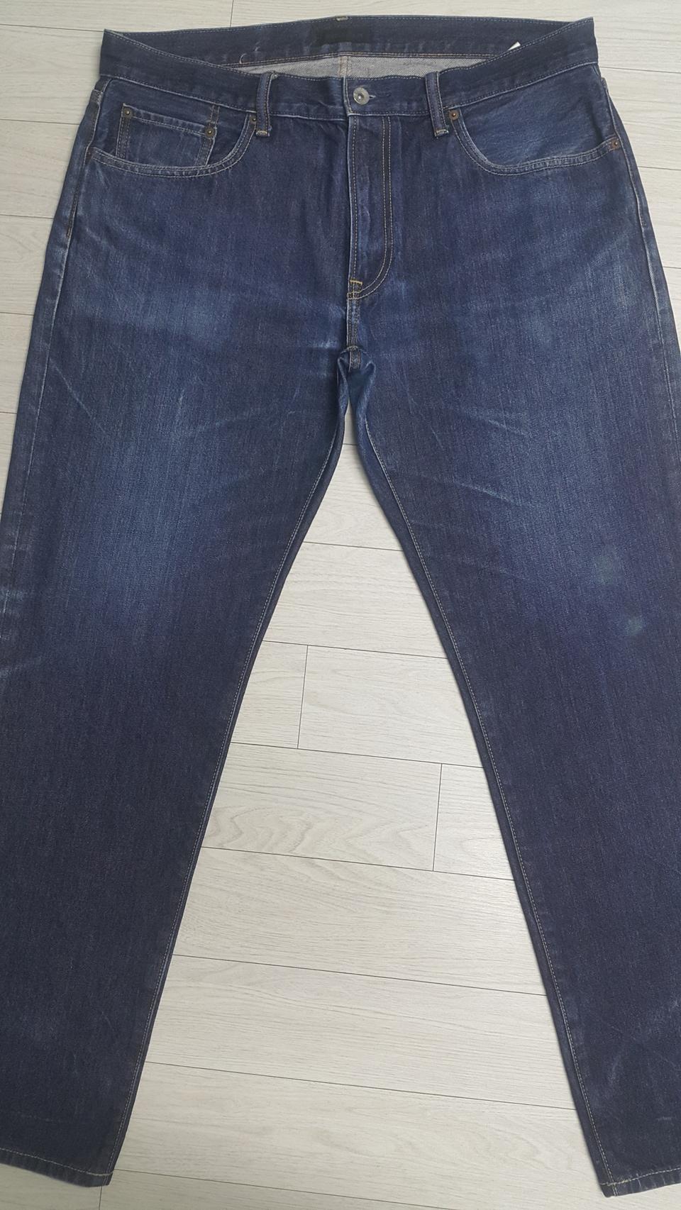 유니클로진(일본판) 워싱청바지 38"(No.855)드... | 헬로마켓