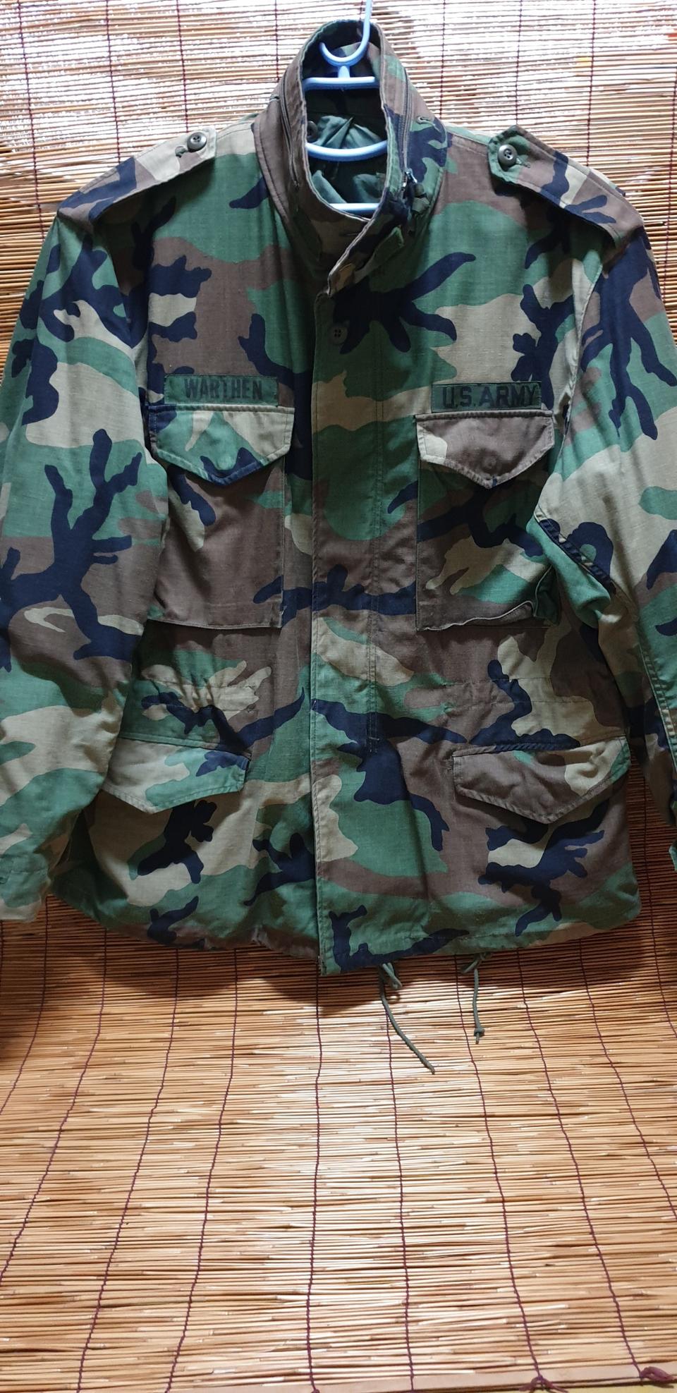 미군 USA 오리지널 m65파카 우드랜드 필드자켓 | 헬로마켓