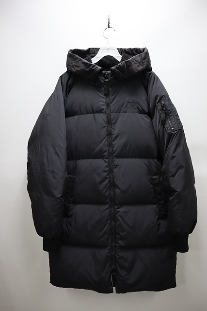 여성 아디다스 후드 오리털다운 롱 점퍼 공용 남학생가능 | 헬로마켓