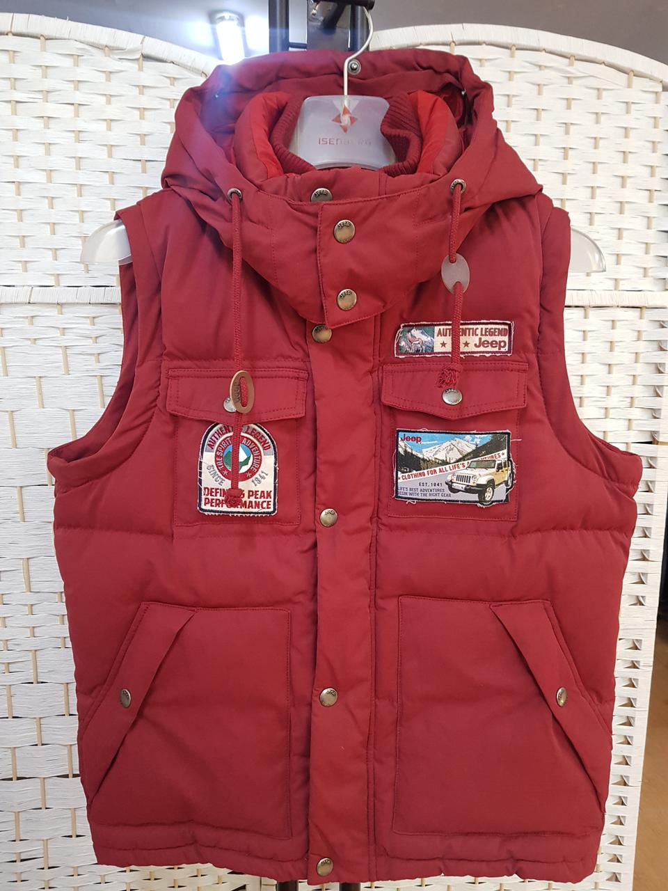 지프 Jeep 다운 패딩 조끼 95 M 착용감 적... | 헬로마켓