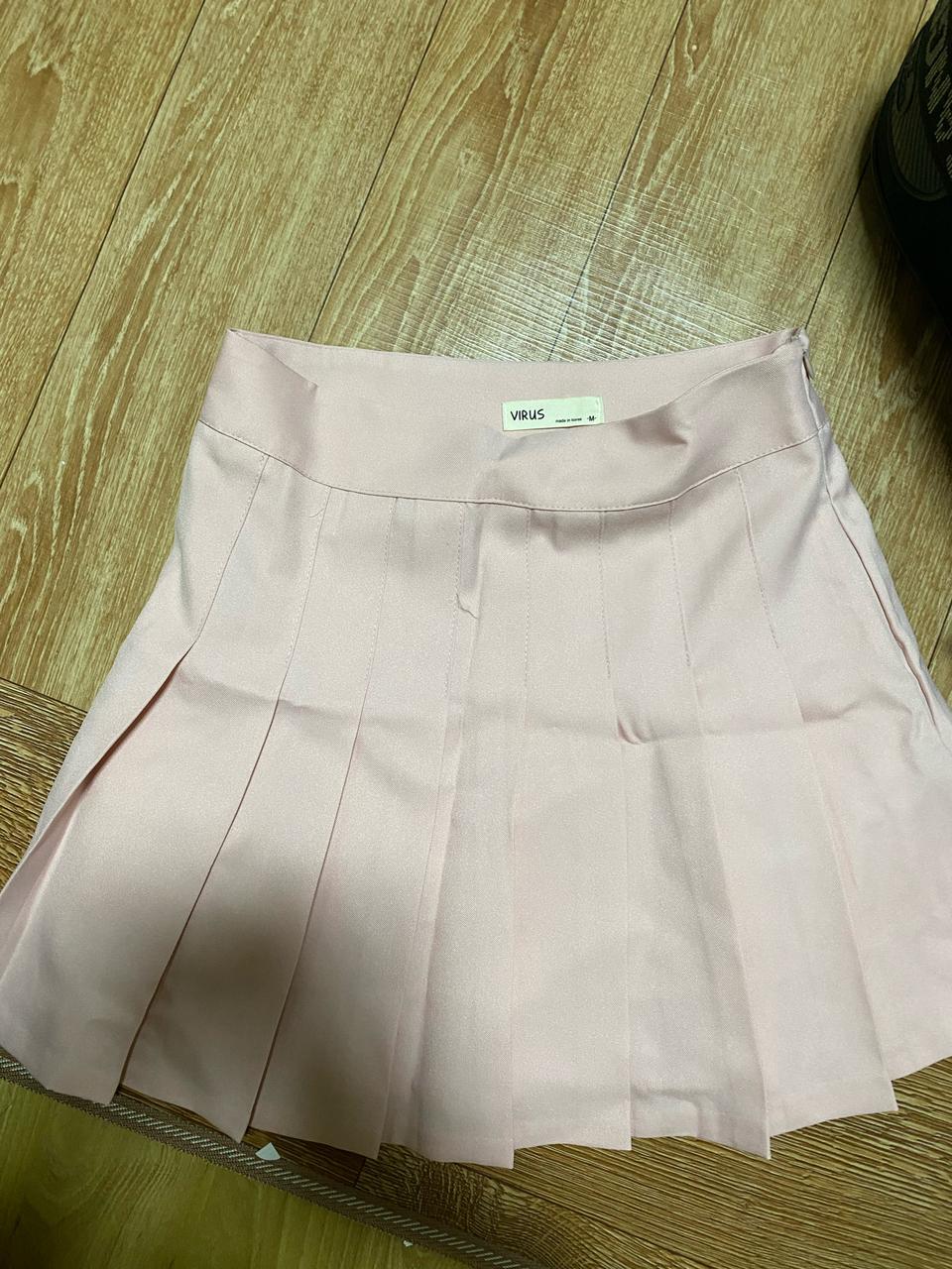 테니스치마 핑크 m | 세컨웨어(헬로마켓)