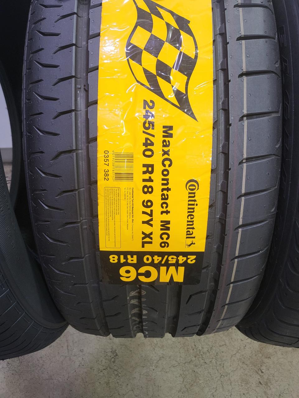 콘티넨탈 MC6 245 40 18 이월제품 타이어 판매 | 헬로마켓
