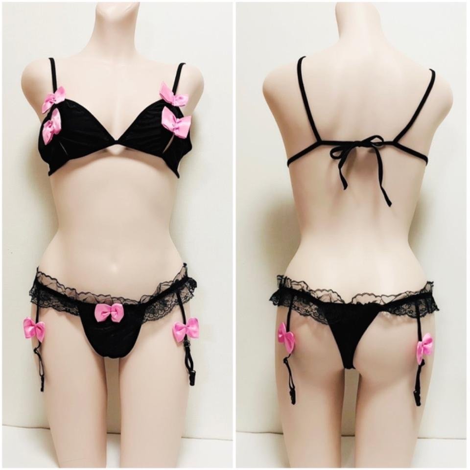 브라 가터 팬티 세트 섹시속옷 이벤트 코스프레 란제리 헬로마켓