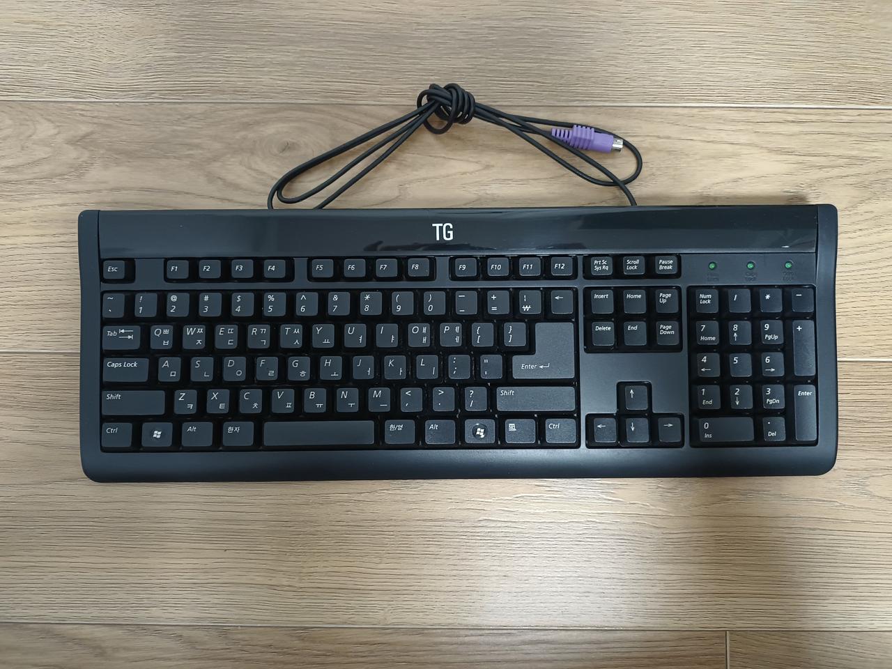 TG삼보 유선키보드 TGK-7500 블랙 (PS/2 포트) | 헬로마켓