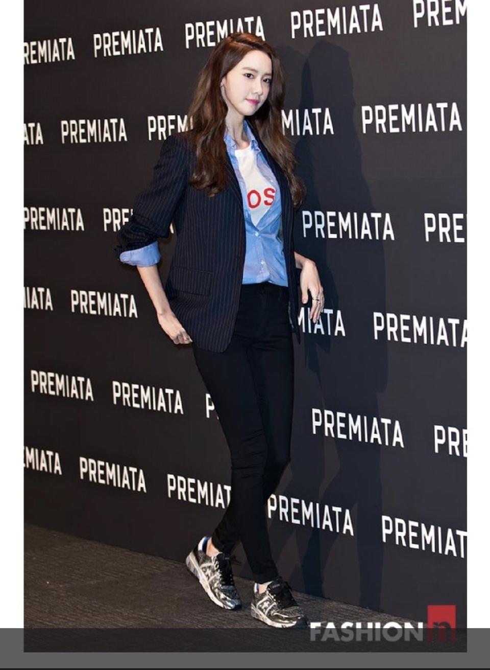 235~240/ 프리미아타 소녀시대 윤아 골드스니커즈 | 헬로마켓