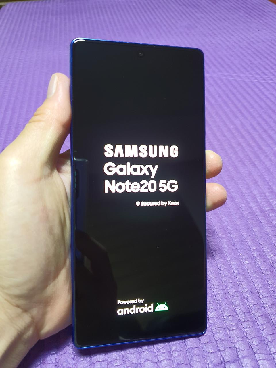 갤럭시노트20 256G 블루 팝니다. | 헬로마켓