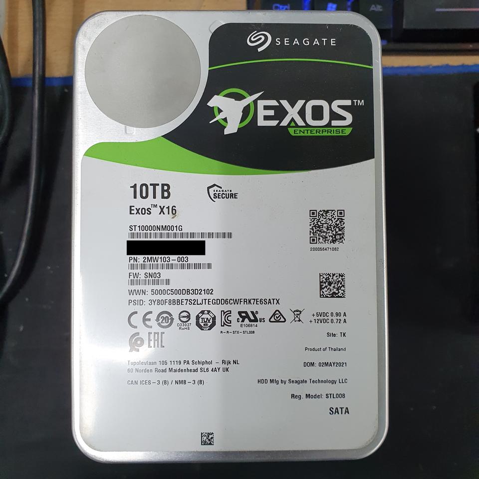 씨게이트 EXOS X16 10TB | 헬로마켓