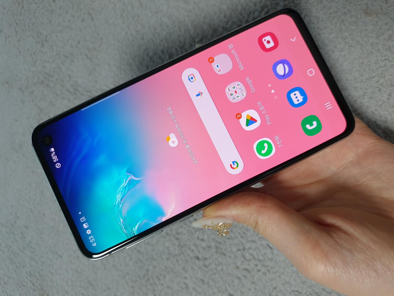 SK 갤럭시S10e 화이트 128G 외관A급 정상해지... | 헬로마켓