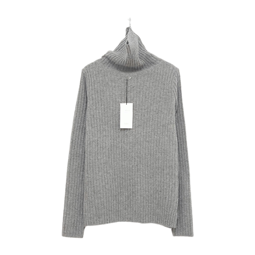 새)쇼핑몰 제작 캐시미어 하이넥 폴라 그레이 골지 니트 | 헬로마켓