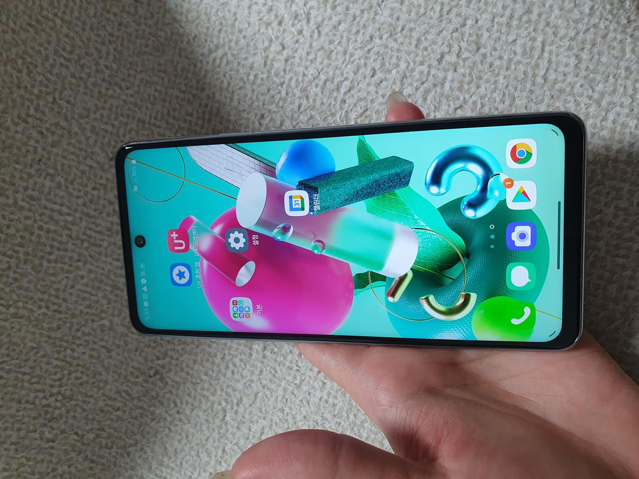 LG Q92(Q920) 화이트 128G 깨끗한 A급제... | 헬로마켓