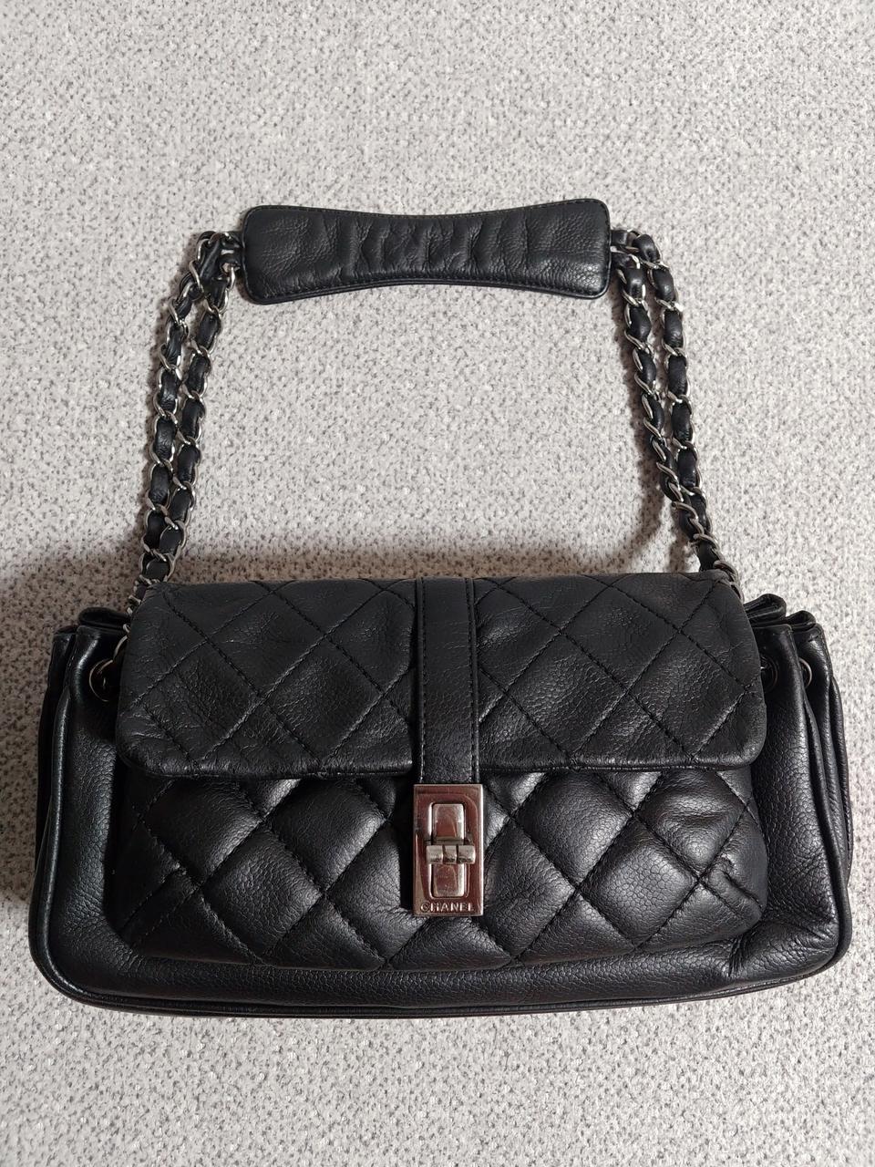 정품 샤넬 빈티지 캐비어 시즌 아코디언 은장 토트백 숄더백 | 헬로마켓