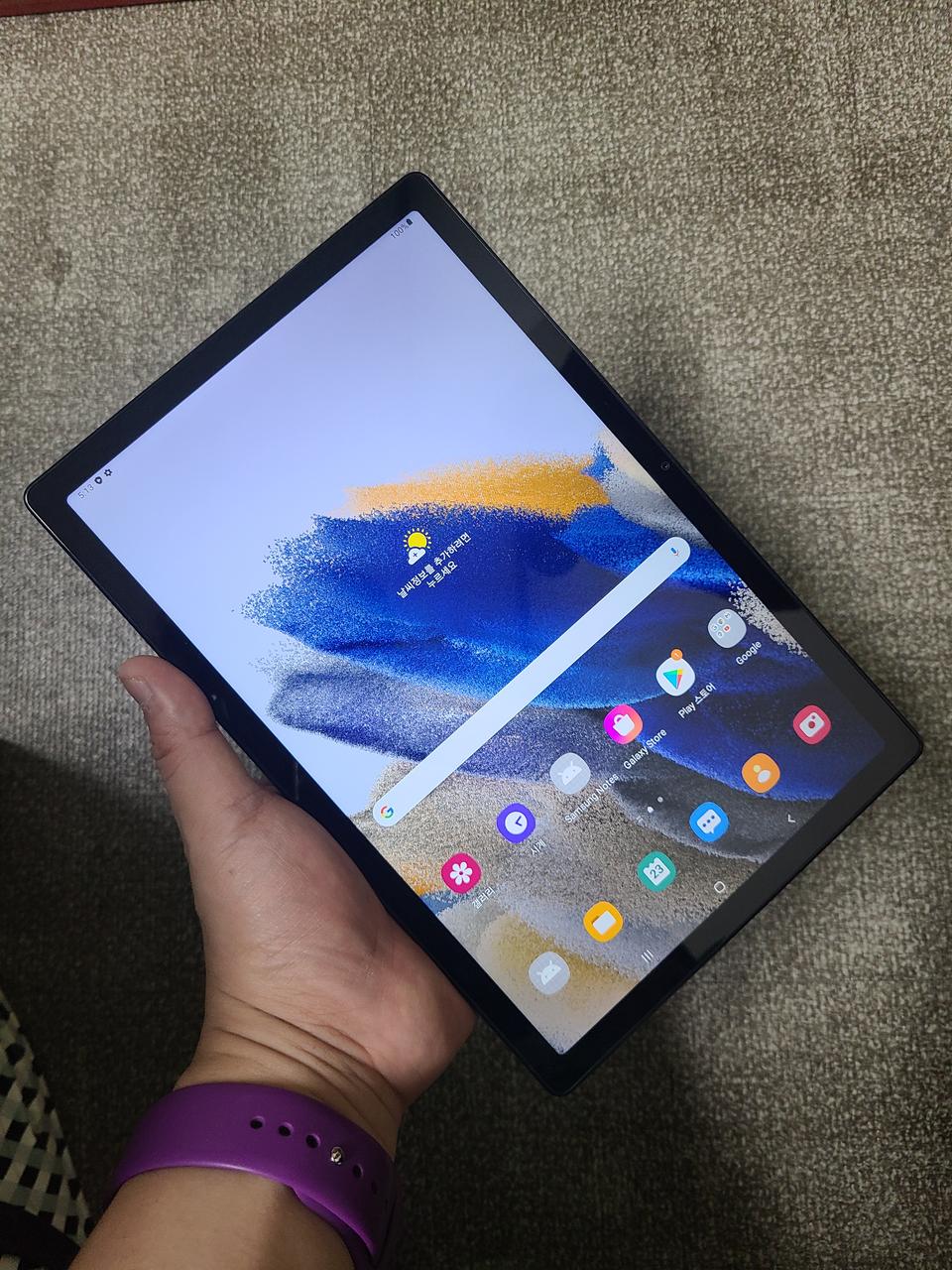 갤럭시탭A8 64G 블랙 WIFI X200 구매1달 ... | 헬로마켓