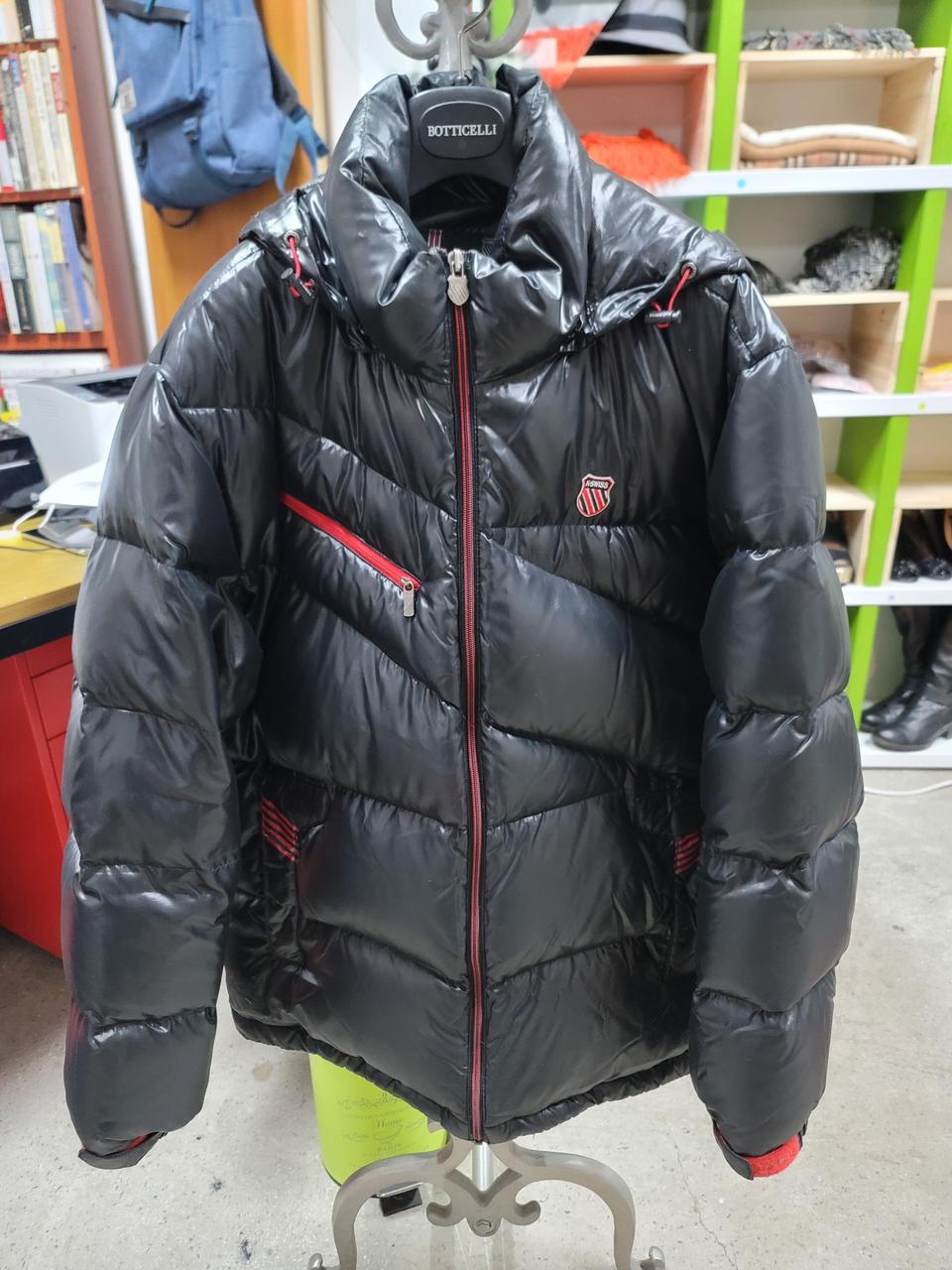 케이스위스 유광 블랙 패딩 105 | 헬로마켓