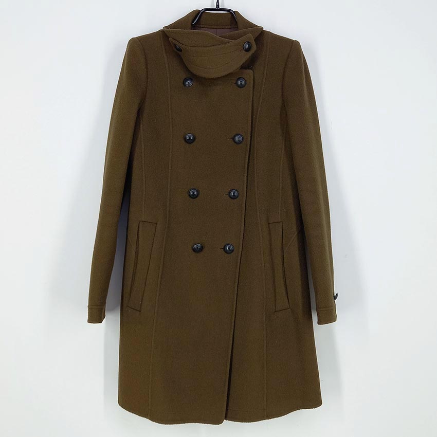 SJSJ여모100%트렌치모직코트 카키브라운82(HU... | 세컨웨어(헬로마켓)