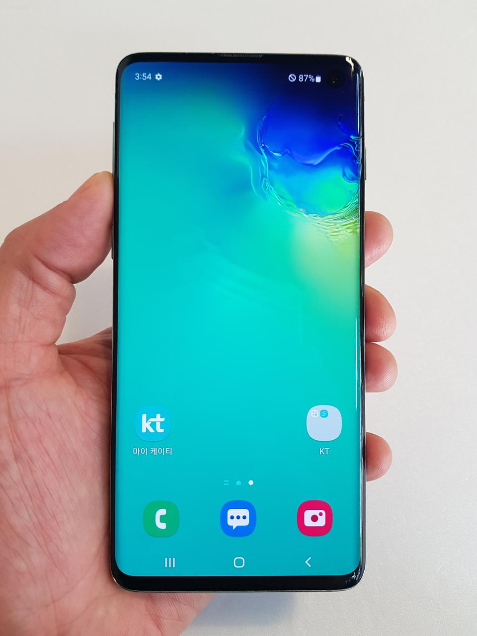 갤럭시S10 그린 128GB 중고폰 KT공기계 최저가... | 헬로마켓