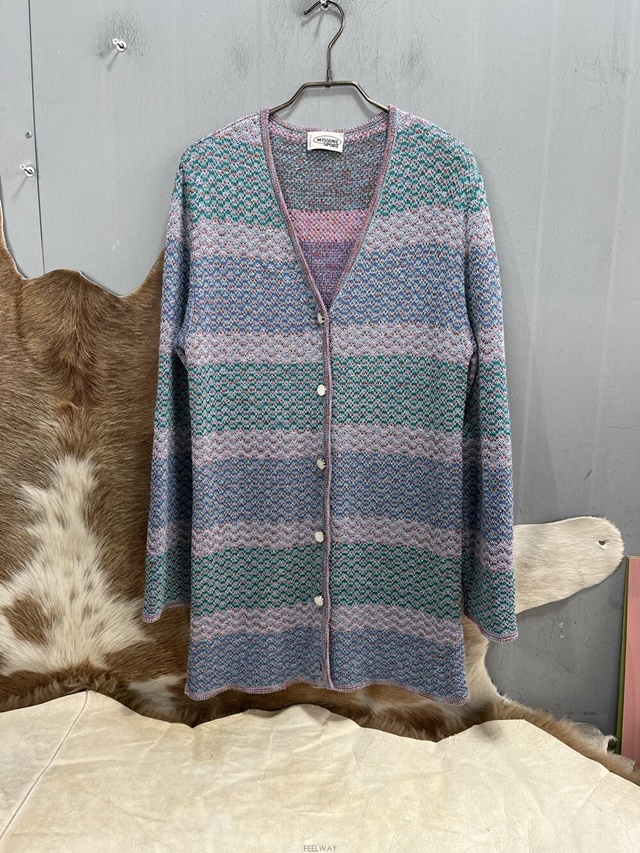 미쏘니 여성 브이넥 카디건 66사이즈 | 헬로마켓