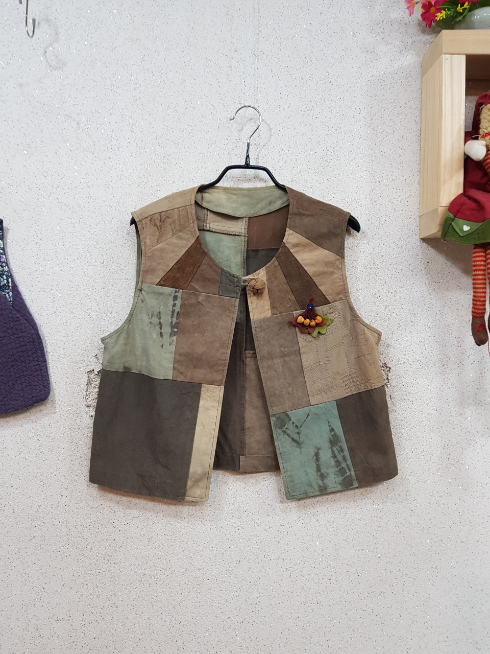 천연염색 조끼 | 헬로마켓