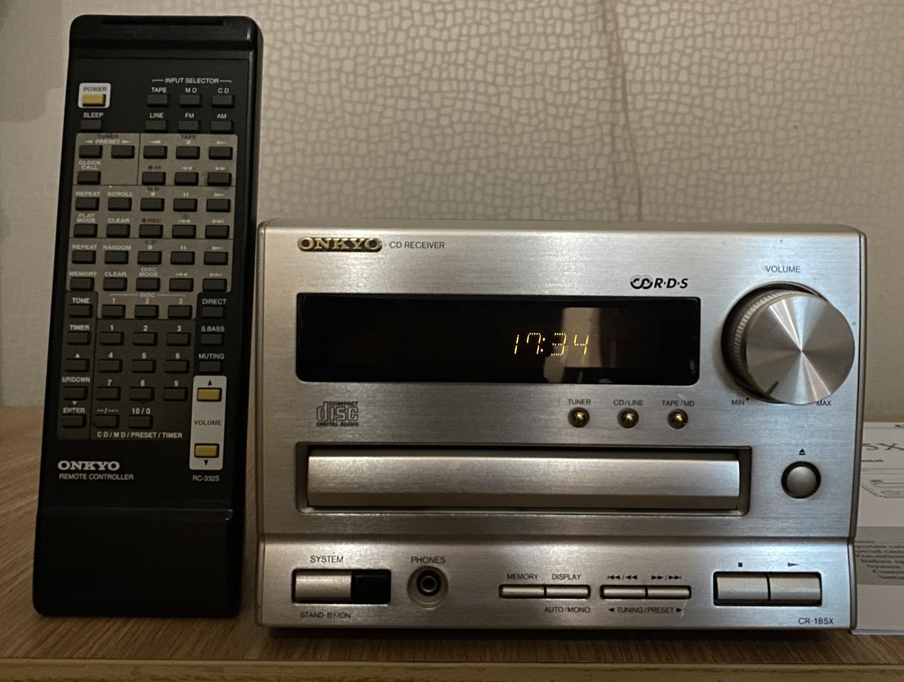 (거래완료) 온쿄 ONKYO CR-185X CD 리시... | 헬로마켓