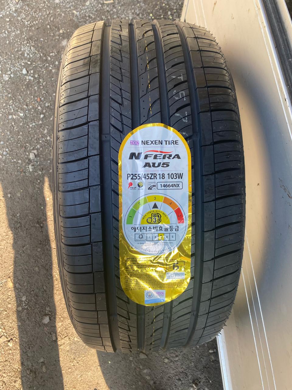 넥센 AU5 255-45-18 신품타이어 4개 | 세컨웨어