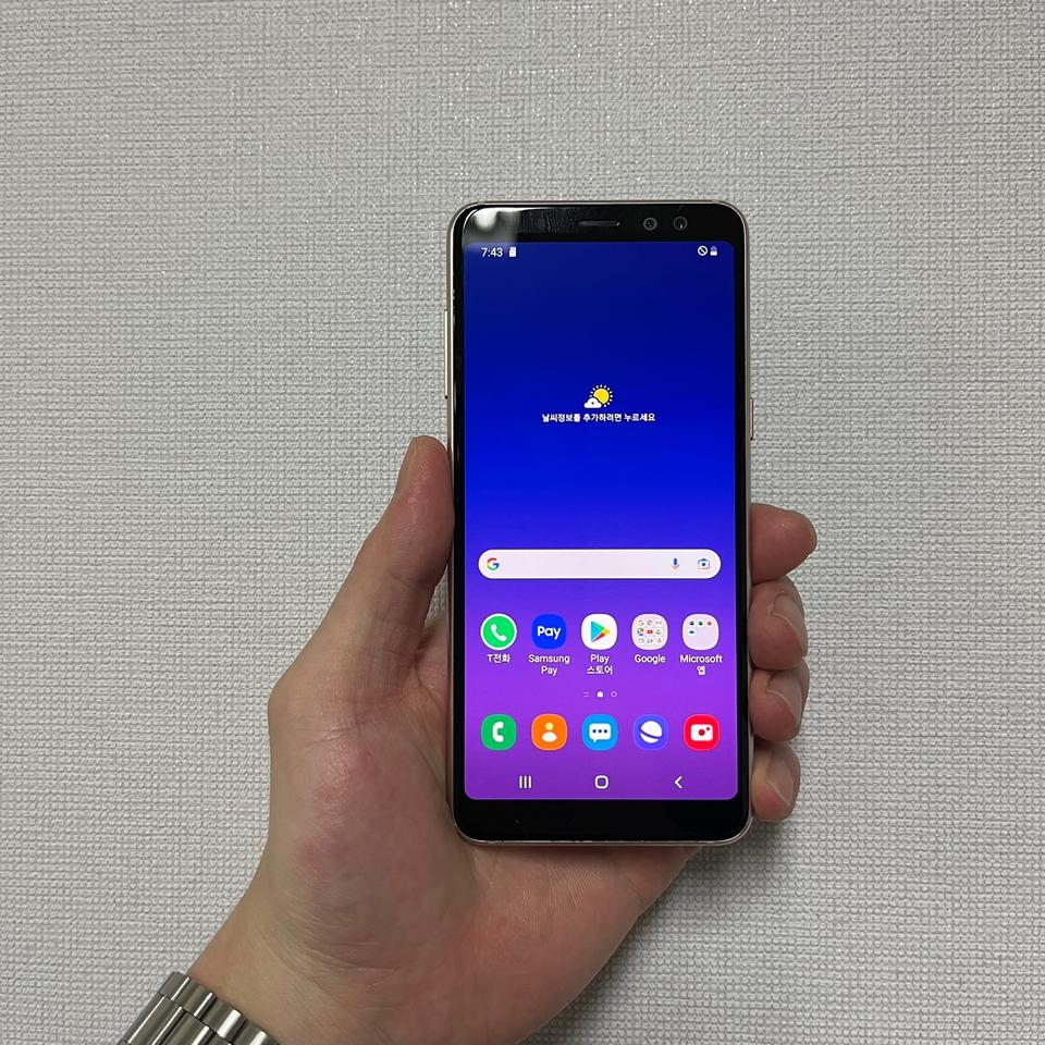 갤럭시 A8 2018 블루 32GB SK 판매합니다 | 세컨웨어