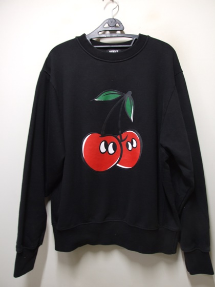 벤테즈 VENTEZ 빅체리 맨투맨 기모라운드티 택XL | 헬로마켓