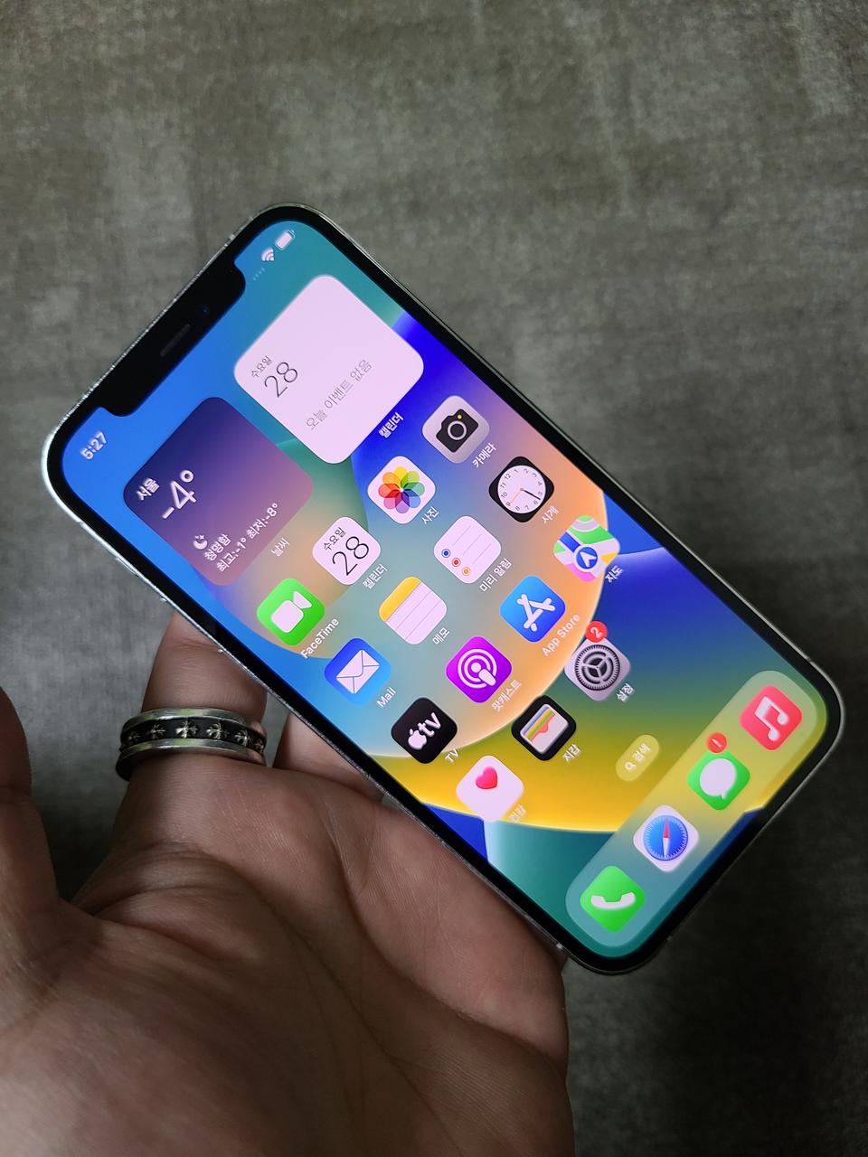 아이폰12프로 128G 화이트 상태AAA 정상해지 8... | 세컨웨어