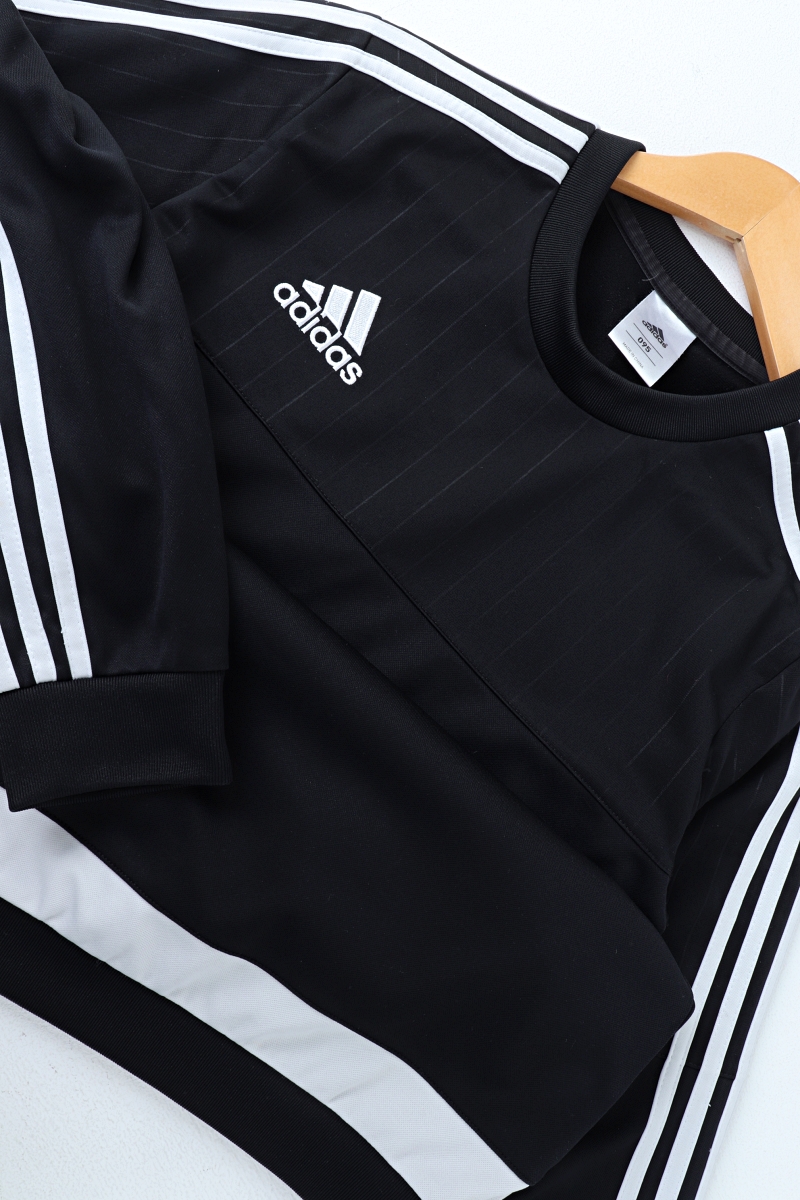 (M) 아디다스 기능성 긴팔 검흰 삼선 범고래 | 세컨웨어