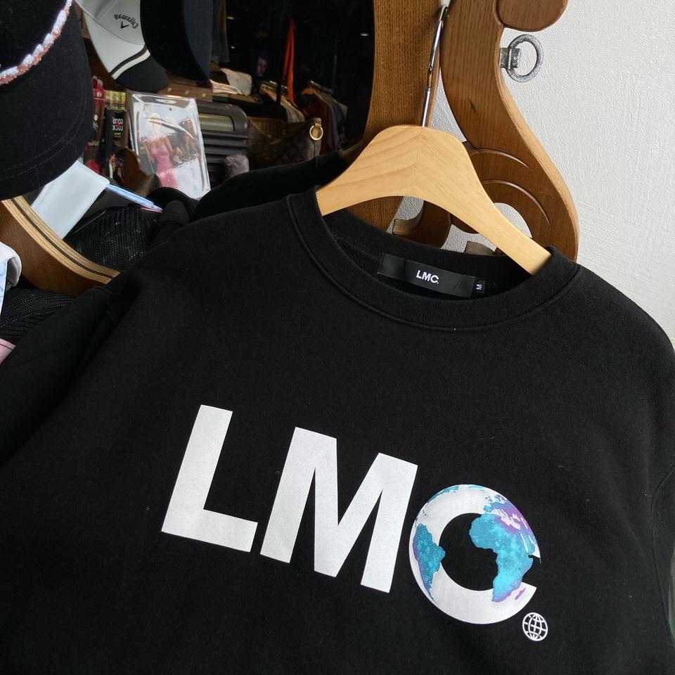 LMC 빅로고 블랙 맨투맨 | 헬로마켓