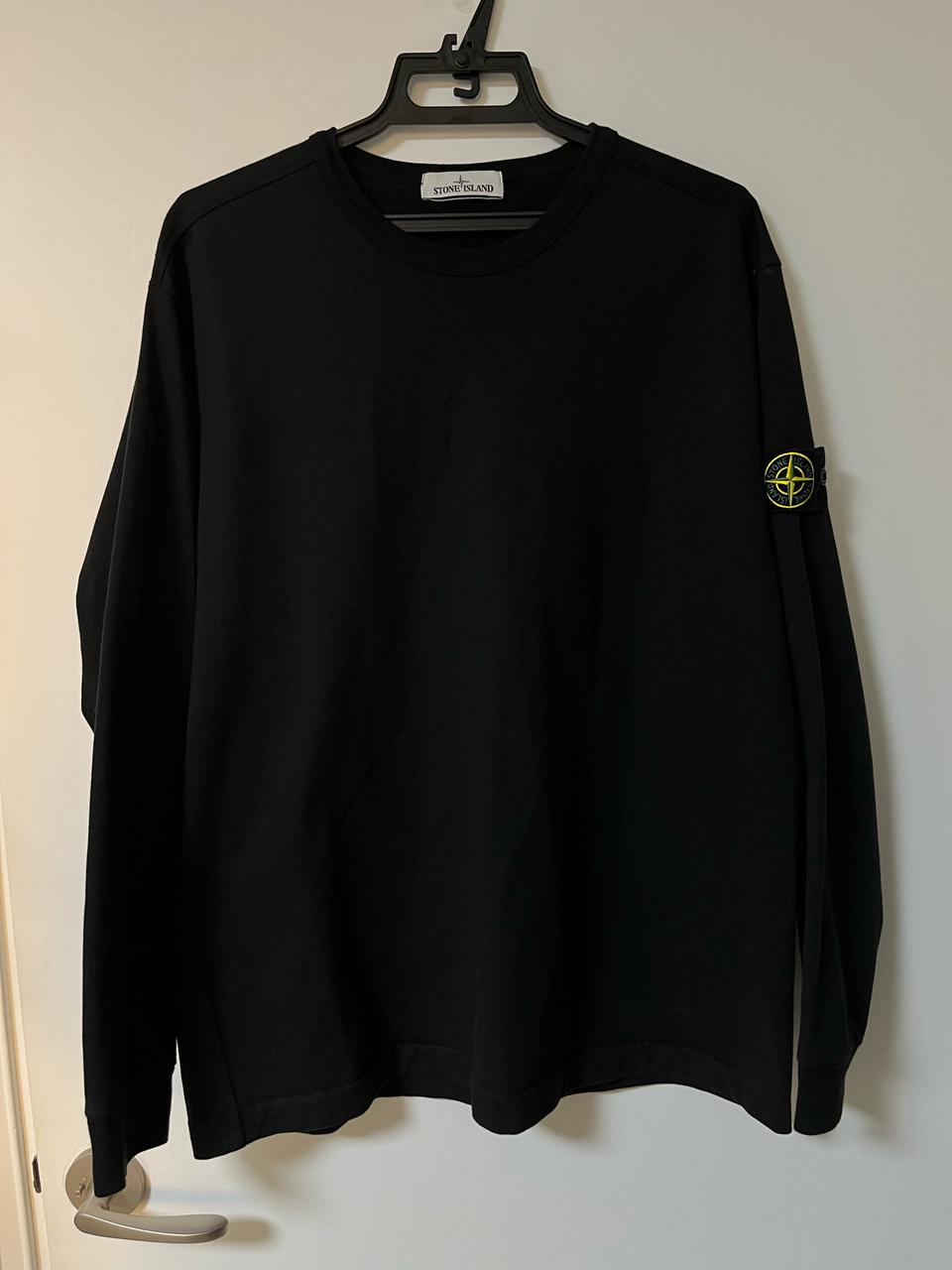 [XXL] 21FW 스톤아일랜드 롱슬리브 블랙 | 세컨웨어