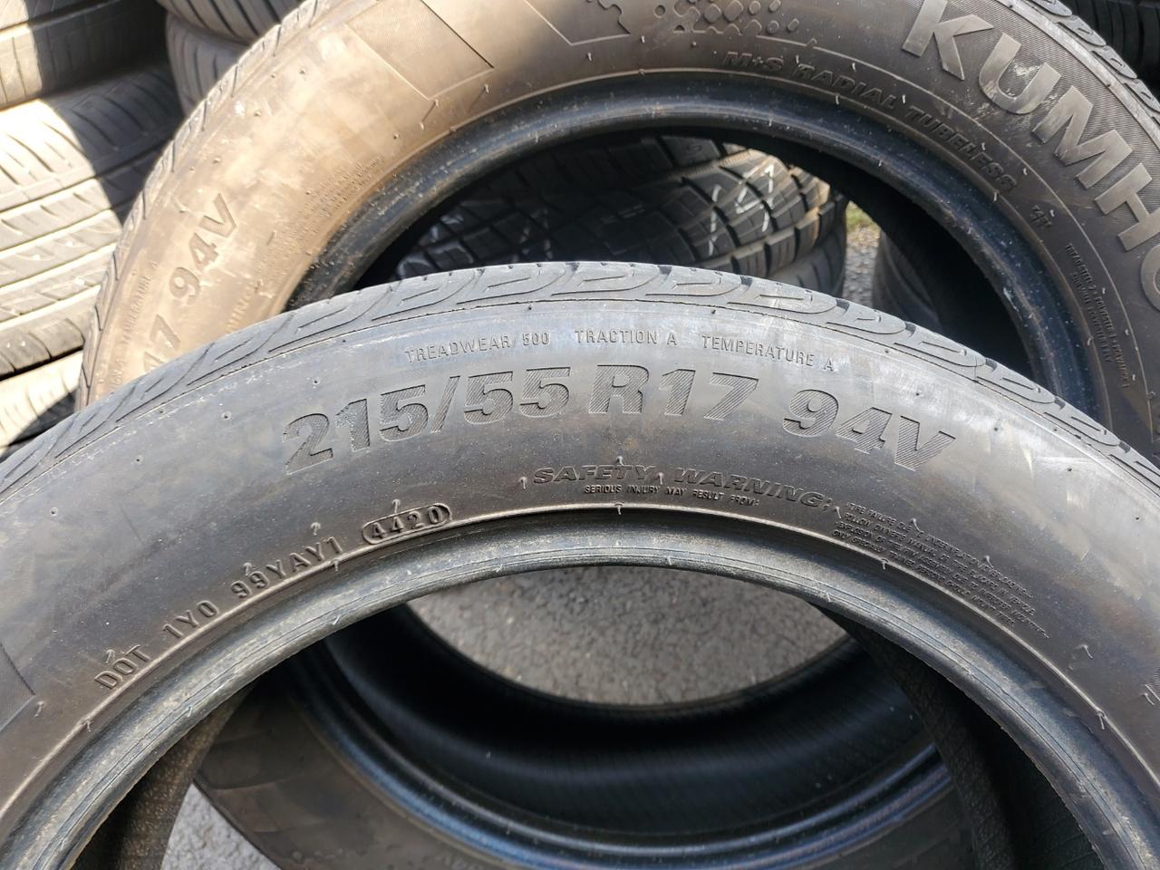 (중고) 금호타이어 솔루스 TA31 215 55 17... | 세컨웨어