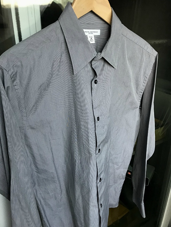 바나나 리퍼블릭 캐주얼 셔츠 105 라이트 그레이 | 세컨웨어(헬로마켓)