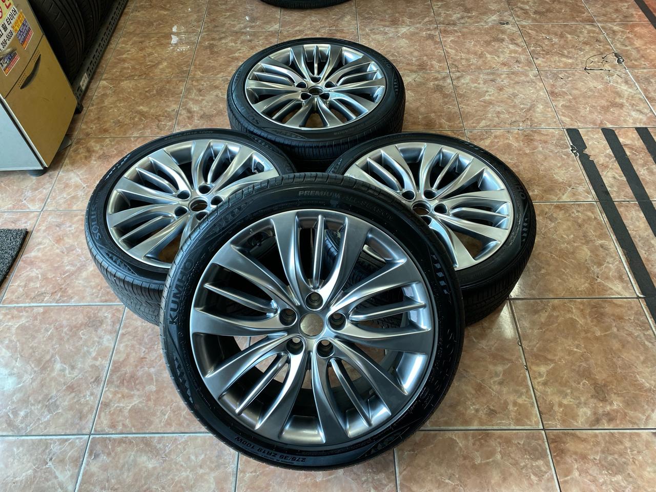 제네시스G80,DH 19인치 순정휠타이어 팝니다 | 세컨웨어(헬로마켓)