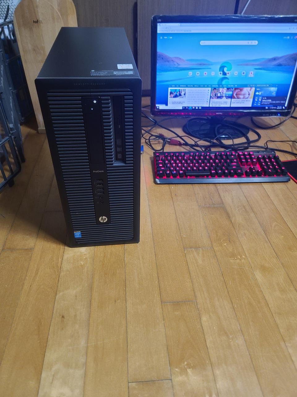 HP 컴퓨터 본체 i5-4570 램8 SSD120 G... | 세컨웨어