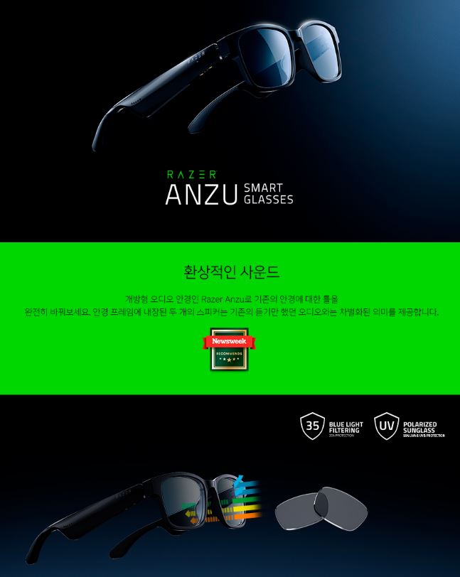 개봉만한새상품 RAZER ANZU SMART GLAS... | 헬로마켓