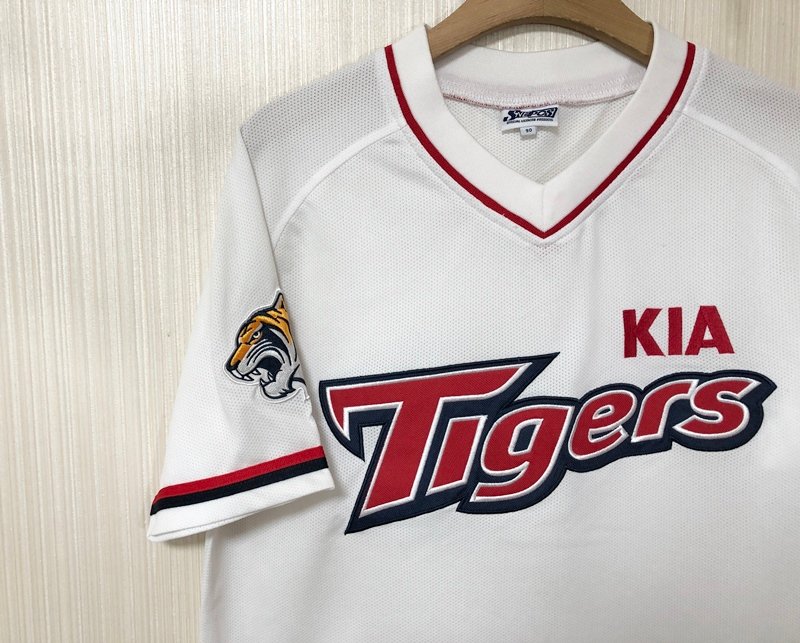 2 Kbo 기아타이거즈 올드 브이넥유니폼 져지 90 세컨웨어