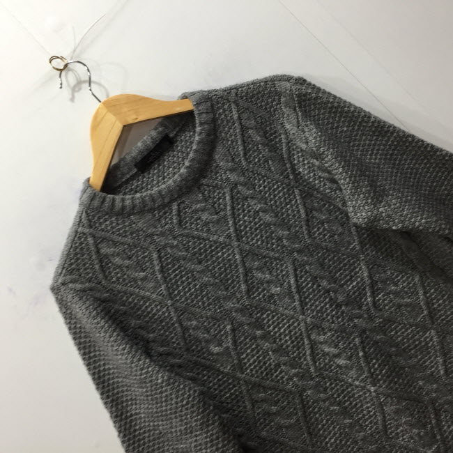 DONGSIN 남1사이즈 중고 라운드 문양 니트 B5616 | 세컨웨어(헬로마켓)