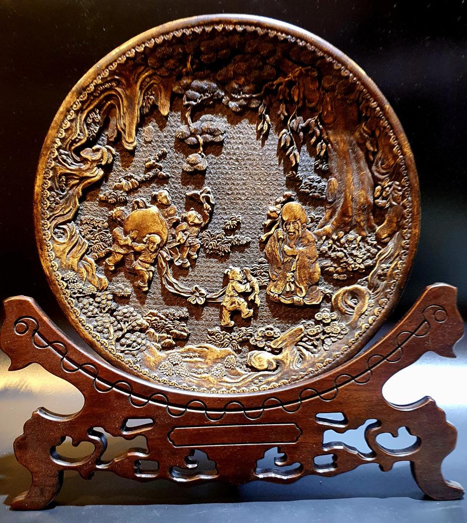 복신 영희문 조각접시 대반 | 헬로마켓