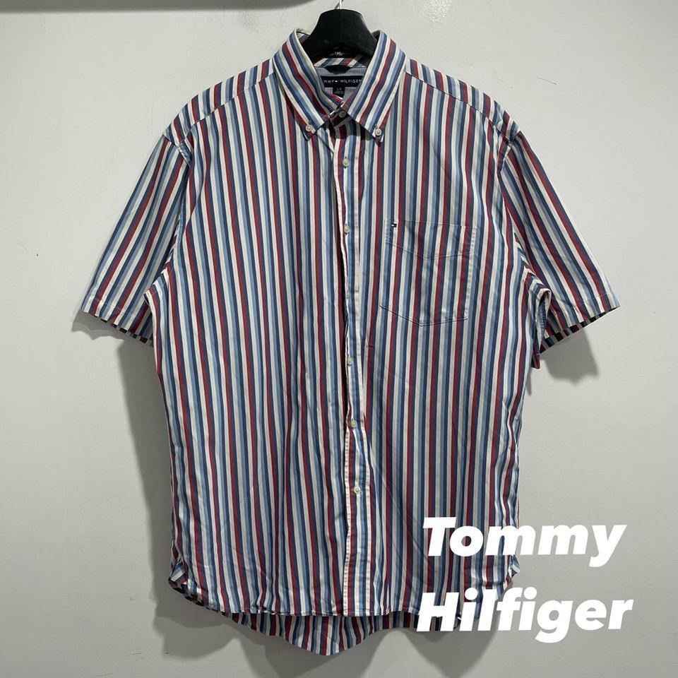 타미힐피거 스트라이프 반팔 셔츠S0189 | 세컨웨어(헬로마켓)