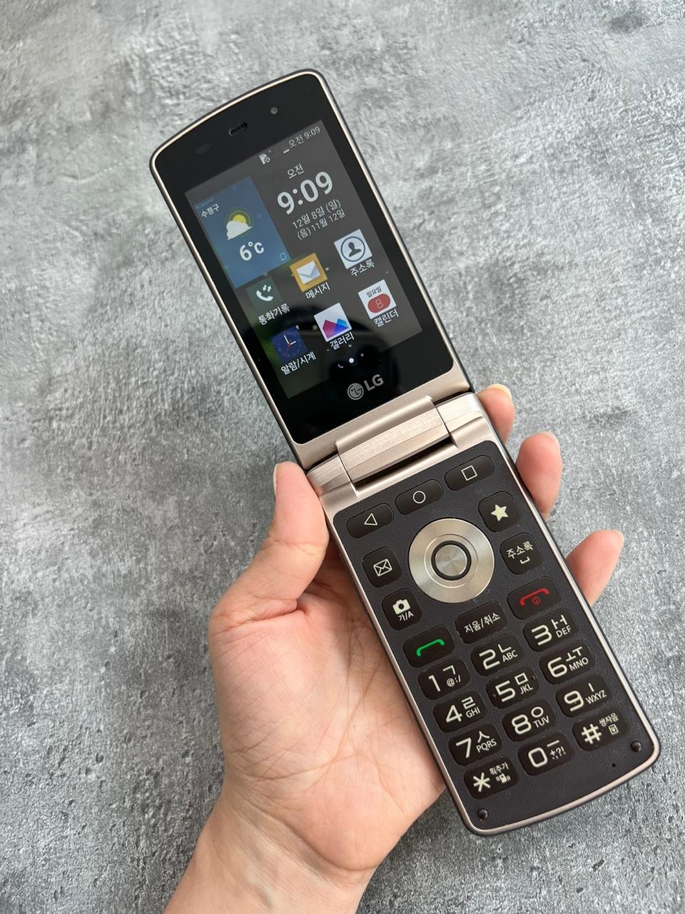 엘지 폴더폰(와인스마트폰) 4기가 브라운 | 세컨웨어