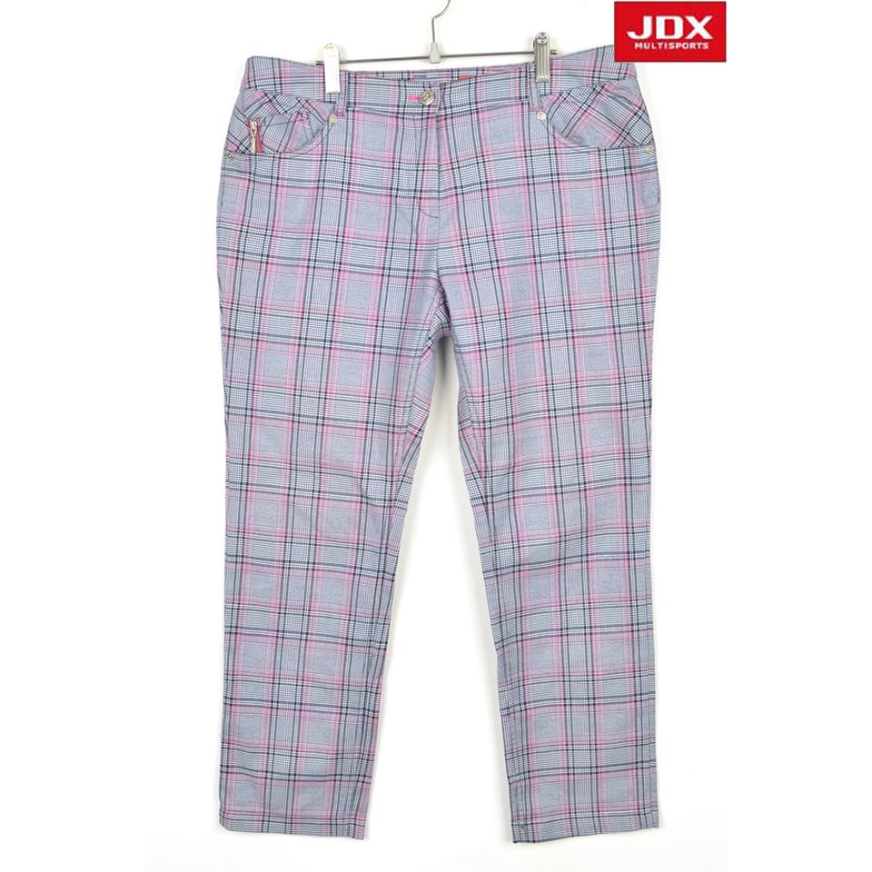 JDX 체크바지/여성32/춘추/골프/팬츠/BG3554 | 헬로마켓