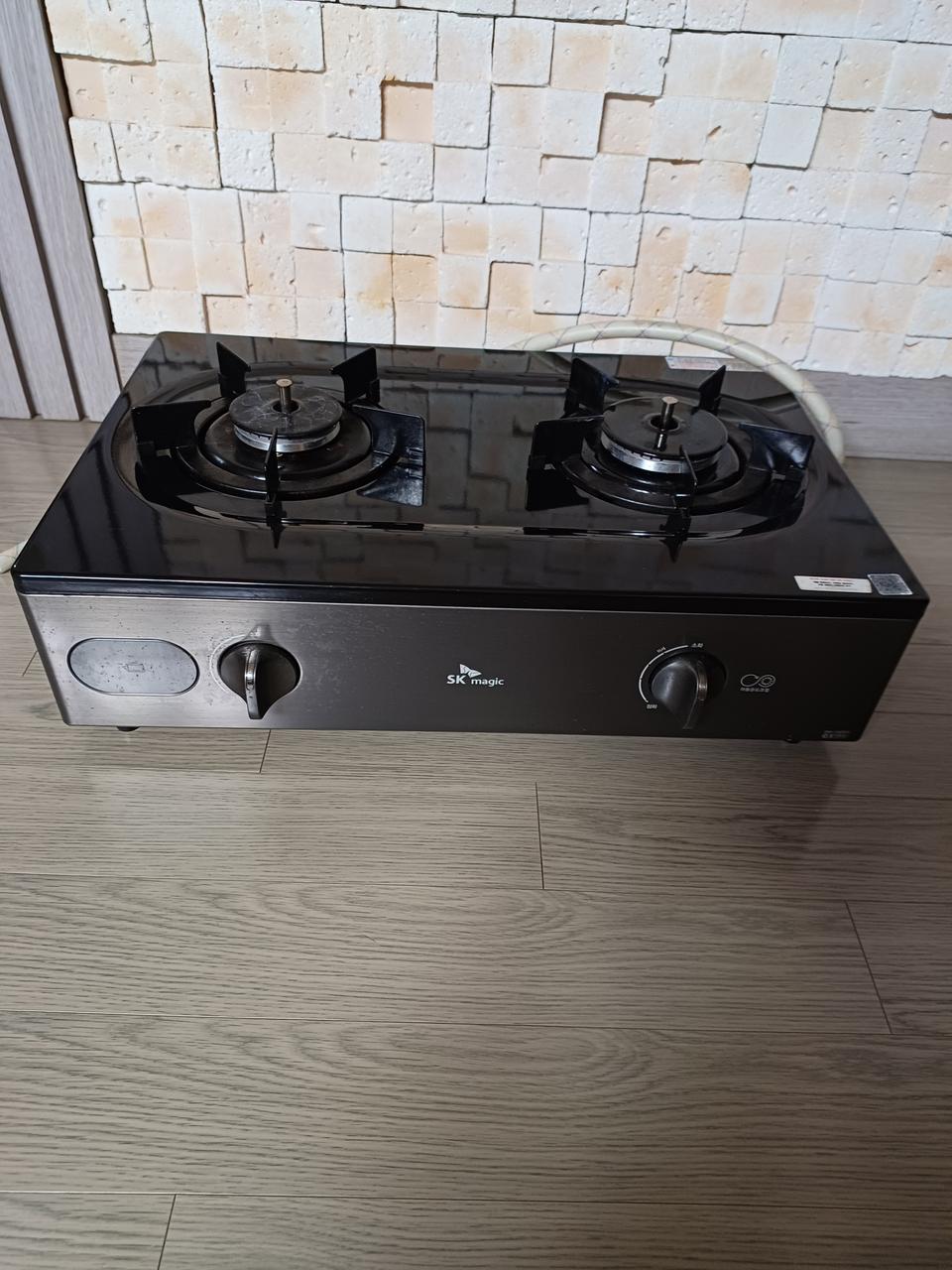 SK매직 도시가스용 2구가스렌지사용감작아요 | 헬로마켓