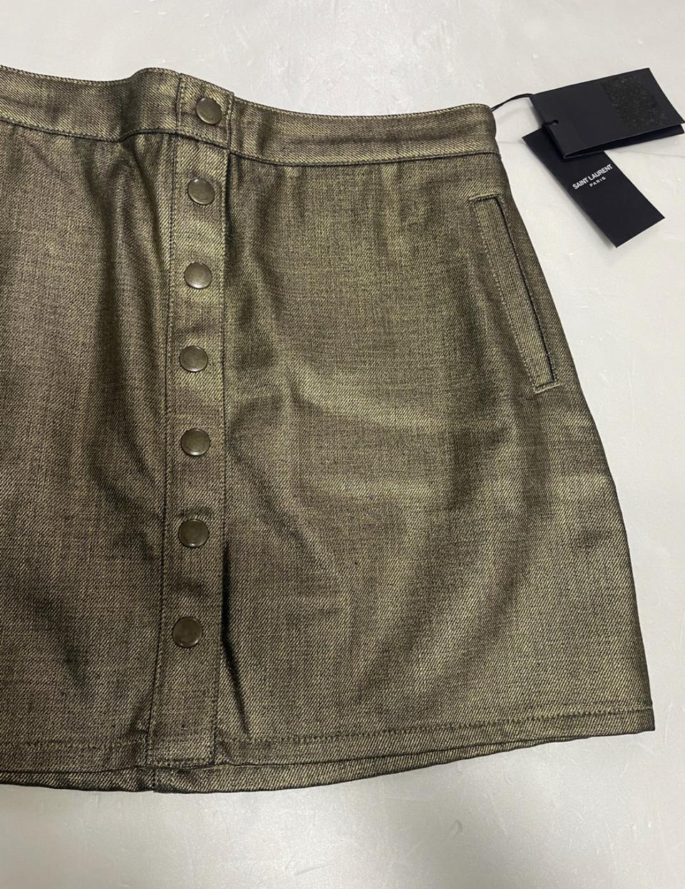 생로랑 여성 스커트 골드 칼라 | 세컨웨어(헬로마켓)
