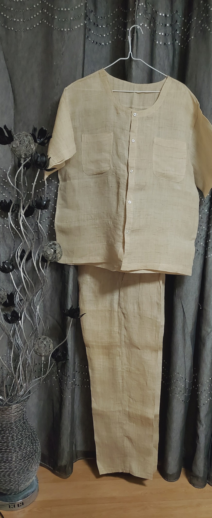 고급삼베셋트105-110 반품60 바지사이즈-36 | 헬로마켓